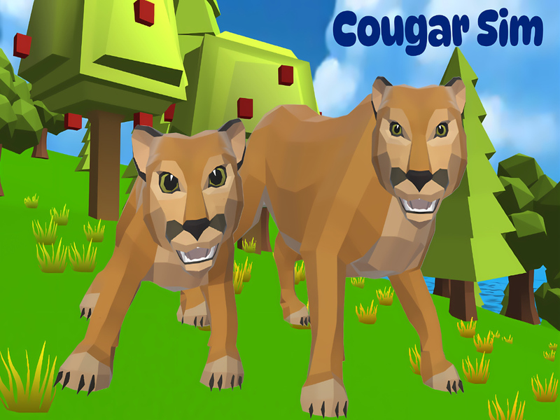 Puma simulator: velike mačke 🕹️ Igrajte online na Sgames